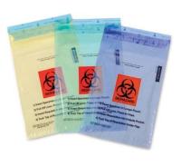 China Biohazard 4 Layer Specimen Transport bag, pe glove, pe packaging, pe bags on roll, disposable PE gloves, disposable bag for sale