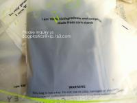 China Bio degradable corn starch PLA plastic zipper bag, Compost Bio Degradable Green Plastic Compostable k Bags for sale