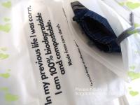 China Bio degradable corn starch PLA plastic zipper bag, Compost Bio Degradable Green Plastic Compostable k Bags for sale