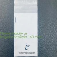 China biodegradable cornstarch compost Self Adhesive Seal corn starch Bag 100% biodegradable cornstarch bags custom print comp for sale