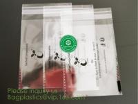China Wholesale Custom Environmentally Friendly 100% Compostable Biodegradable Self Sealing Corn Starch Plastic Packaging Bag for sale