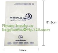China corn starch based 100% biodegradable bag for food packaging T shirt bags, vest carrier, handle handy bags, singlet pac for sale