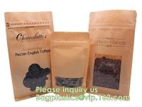 China biodegradable pla corn starch k Reclosable Clear Zip Lock compostable Bags, PLA stand up pouch bags, kraft PLA bag for sale
