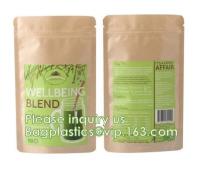 China biodegradable bag Child proof bag Stock pouch Flat bottom pouch Stand up pouches Kraft paper bag Food packaging bag coff for sale