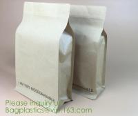 China Biodegradable, Compostable, Corn starch Bags, square bottom bags, block bottom, round bottom, stand up pouch zip bags for sale