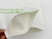 China Bagease Bagplastics Brown Kraft Compostable k Food Standup White Resealable Big Stock Plain Paper Bags for sale