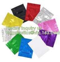 China Holographic Pouch Brightly Custom Printing Logo Laser Three Side Sealed Bag For Lip Eyelash Glue Hairpin for sale