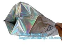 China Bagease, Bagplastics, Cosmetic pack, Glitter bags Shiny bags Mylar bags Hologram bags glitter shiny mylar Holographic for sale