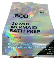 China Bagease, Bagplastics, Cosmetic pack, Glitter bags Shiny bags Mylar bags Hologram bags glitter shiny mylar Holographic for sale