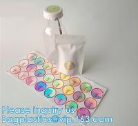 China Laser Holographic Material Printed Heat Seal Aluminum Foil Packing Plastic Bag With k For Small Stuff 10g 5g for sale