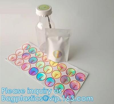 China Laser Holographic Material Printed Heat Seal Aluminum Foil Packing Plastic Bag With k For Small Stuff 10g 5g for sale