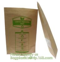 China Bagease pack PLA Custom printing Sharp bottom paper bag/ drip coffee bag/biodegradable tin tie craft paper tea bags for sale