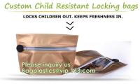 China smell proof zipper plastic cookie mylar childproof jokes up customized zipper children resistant airtight runtz peva bag for sale