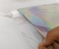 China Metallized mailer pac Hologram Shiny Foil Glamour Holographic Mailers Metallic Mailer Apparel garment clothes Packaging for sale