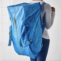 China Super Strong Promotional Matt Laminated PP Woven Shopping Luggage Packing Bag with Zipper luggage shopping bag for sale