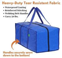 China Quality large capacity recycled pp woven big travel bag Grocery Shopping Tote, Promotion, Foldable, Reusable, Biodegrada for sale