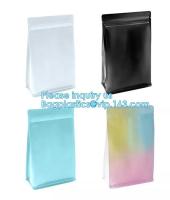 China Square Bottom Pouches Zipper Foil Flat Bottom,Food, Dry Fruit, Snack, Nuts, Cookie, Biscuit, Candy, Sugar for sale