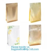 China Square Bottom Pouches Zipper Foil Flat Bottom,Food, Dry Fruit, Snack, Nuts, Cookie, Biscuit, Candy, Sugar for sale