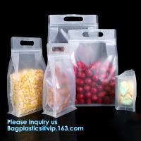 China PP Packaging Square Bottom Pouch Bags, Opp Square Bottom Bag Clear Cello Cellophane Plascit Gift Bag Bagease for sale