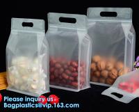 China PP Packaging Square Bottom Pouch Bags, Opp Square Bottom Bag Clear Cello Cellophane Plascit Gift Bag Bagease for sale