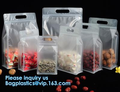 China PP Packaging Square Bottom Pouch Bags, Opp Square Bottom Bag Clear Cello Cellophane Plascit Gift Bag Bagease for sale