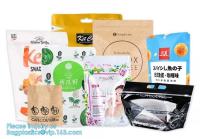 China Zipper seal, zip seal, slider seal Square Block Bottom Bags With Side Gusset, Bopp Block Flat Bottom Bag for sale