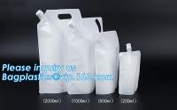 China Stand Up Foldable Water Spout Pouch, Bottle Bag, Climbing Foldable liquid storage Collapsible  Drinking Bag for sale