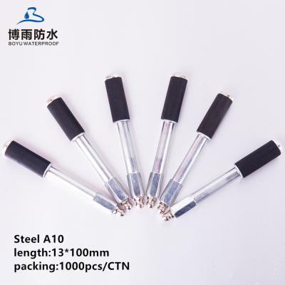 China Aluminum Low Pressure Waterproof Grouting Injection Packers 13mm x 100mm A10 for Concrete Crack Repair for sale