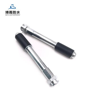 China Steel Injection Packers M8 Flat Head Nipple 16x120mm for Concrete Crack Repair for sale