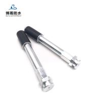 China Steel Injection Packers M8 Flat Head Nipple 16x120mm for Concrete Crack Repair for sale