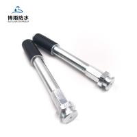 China Steel Injection Packers M8 Flat Head Nipple 16x120mm for Concrete Crack Repair for sale