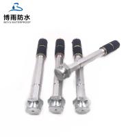 China Steel Injection Packers M8 Flat Head Nipple 16x120mm for Concrete Crack Repair for sale