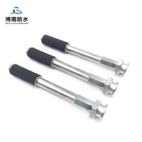 China Flat Button Head Grouting Steel Injection Packers with Core Material Steel 16*125mm for sale