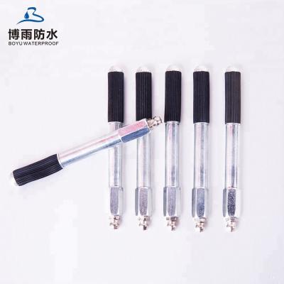 China Waterproofing Injection Packer with Nipples 13x100mm A10 B10 for Low Pressure Concrete Repair for sale