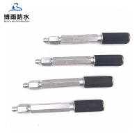 China Aluminum Core High Pressure Grout Injection Packer 10mm 13mm Removable Head for sale