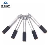 China Aluminum Core High Pressure Grout Injection Packer 10mm 13mm Removable Head for sale