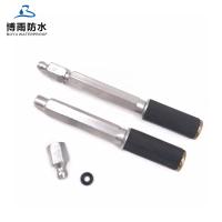 China Aluminum Core High Pressure Grout Injection Packer 10mm 13mm Removable Head for sale