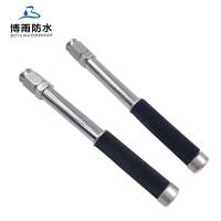 China Flat Head Nipple M8 Injection Packer Steel 18x170mm Customizable Concrete Leak Repair for sale