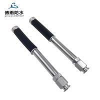 China Flat Head Nipple M8 Injection Packer Steel 18x170mm Customizable Concrete Leak Repair for sale