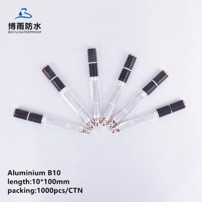 China Aluminum Injection Packer 10x100mm for Concrete Waterproofing Grouting Resin for sale