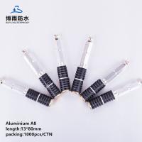 China Aluminum Water Stop Injection Packer 13mm x 80mm A8 for Concrete Crack Grouting for sale