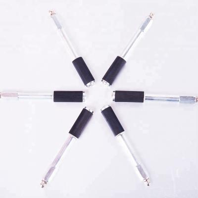 China Aluminum Flat Head Injection Packers 10mm 13mm for Concrete Crack Repair High Pressure for sale