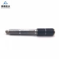 China Aluminum Flat Head Injection Packers 10mm 13mm for Concrete Crack Repair High Pressure for sale