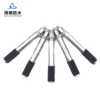 China Concrete Injection Grouting Packers Aluminum 13mm Diameter 100mm Length Removable Nipples for sale
