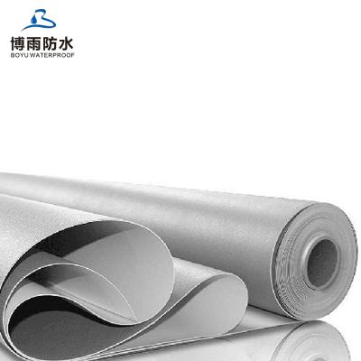 China Waterproof TPO Membrane 1.2mm 2.0m Width for Roof Tunnel Bridge Building for sale
