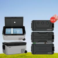 China 35L Portable Car Refrigerator 12/24V DC Compressor Cooler for Camping Travel Outdoor for sale