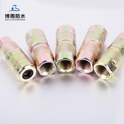 China Stainless Steel Grease Gun Nipple 10000 PSI for Grouting Machine Connection for sale