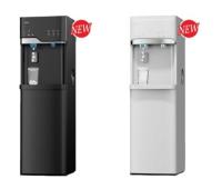China Standing Water Dispenser with Bullet and Nugget Ice Maker 31x42x103.5cm Stainless Steel for sale