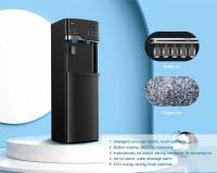 China Standing Water Dispenser with Bullet and Nugget Ice Maker 31x42x103.5cm Stainless Steel for sale