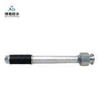 China Grey Injection Packers 16x120mm 130mm Flat Head M8 Nipple Customizable for Concrete Crack Repair for sale